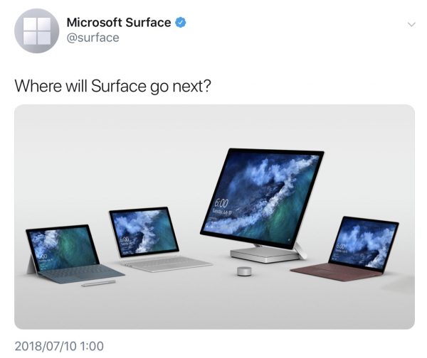 【Surface Go】Surfaceの廉価版モデルがまもなくお目見えか? | kiritsume.com
